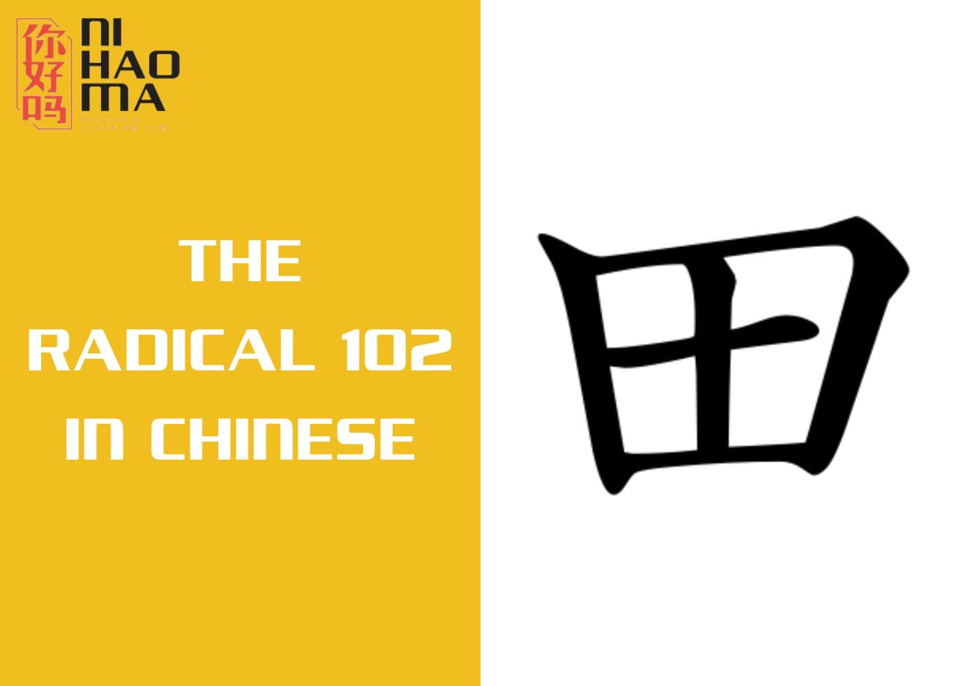 The Radical 102 in Chinese: Meaning, Stroke Order, and Examples